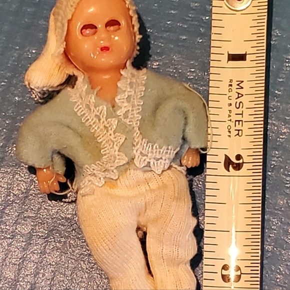 Toys | Vintage Hard Plastic Baby Doll Arms Legs Move Sleep Eyes Made In ...